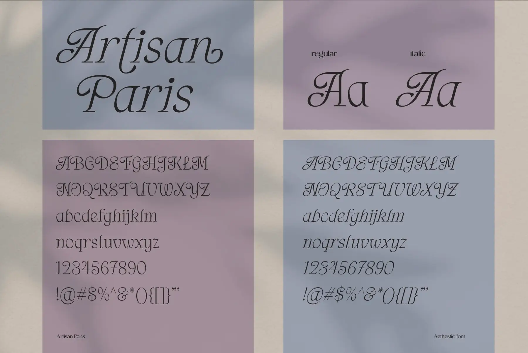 Artisan Paris Font - FontPath