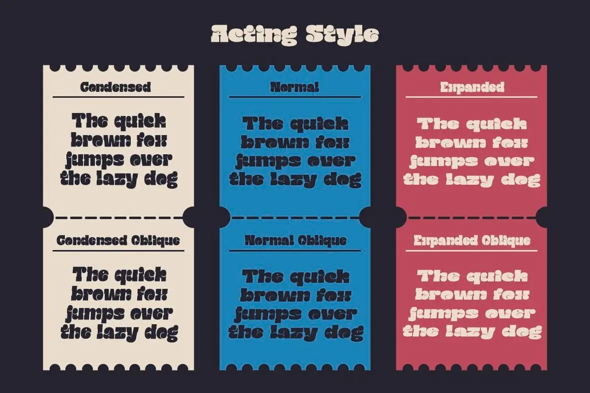 Acting Font - YouWorkForThem