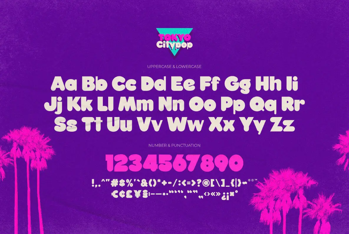 Tokyo City Pop Font - YouWorkForThem