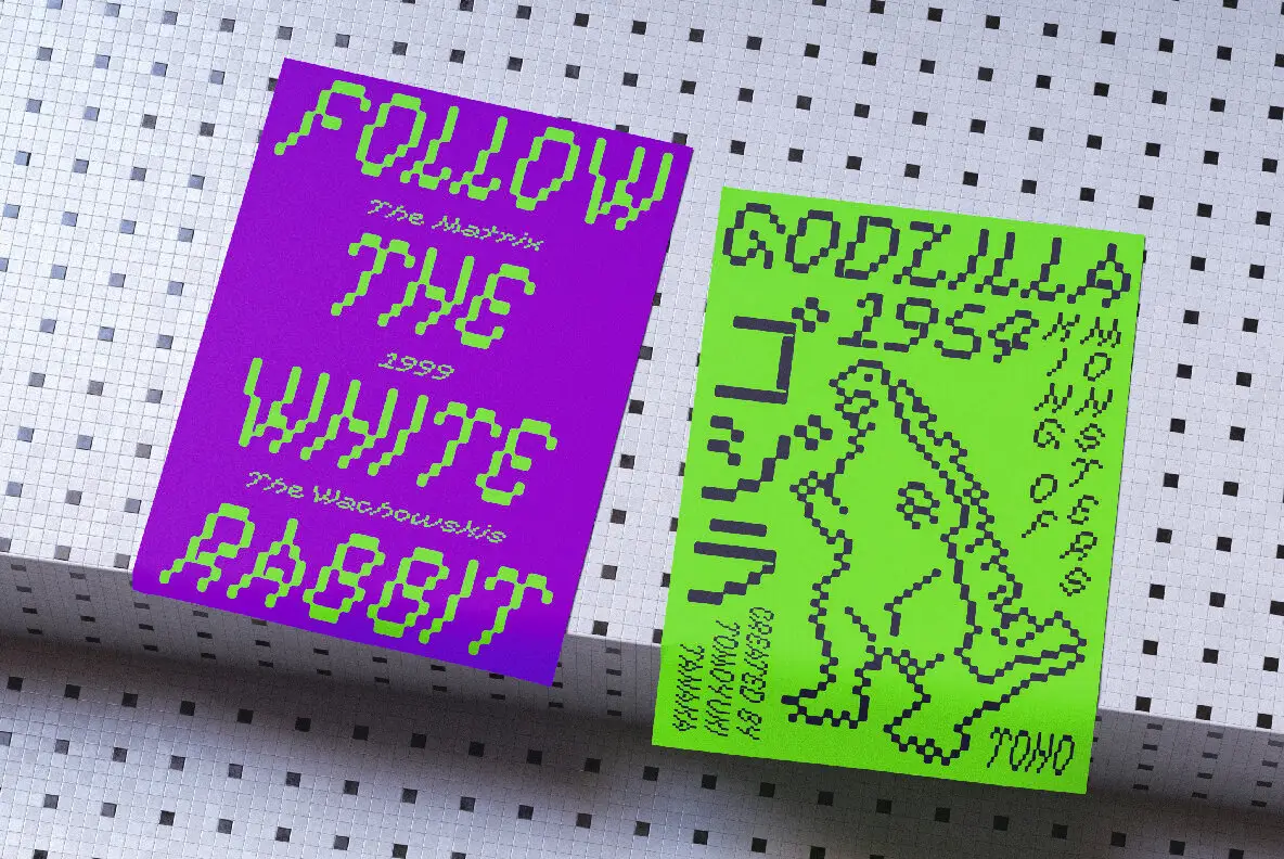 Low Def Font - YouWorkForThem