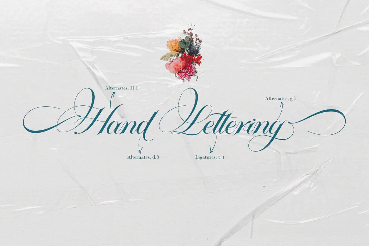 Platinum Script Font - YouWorkForThem