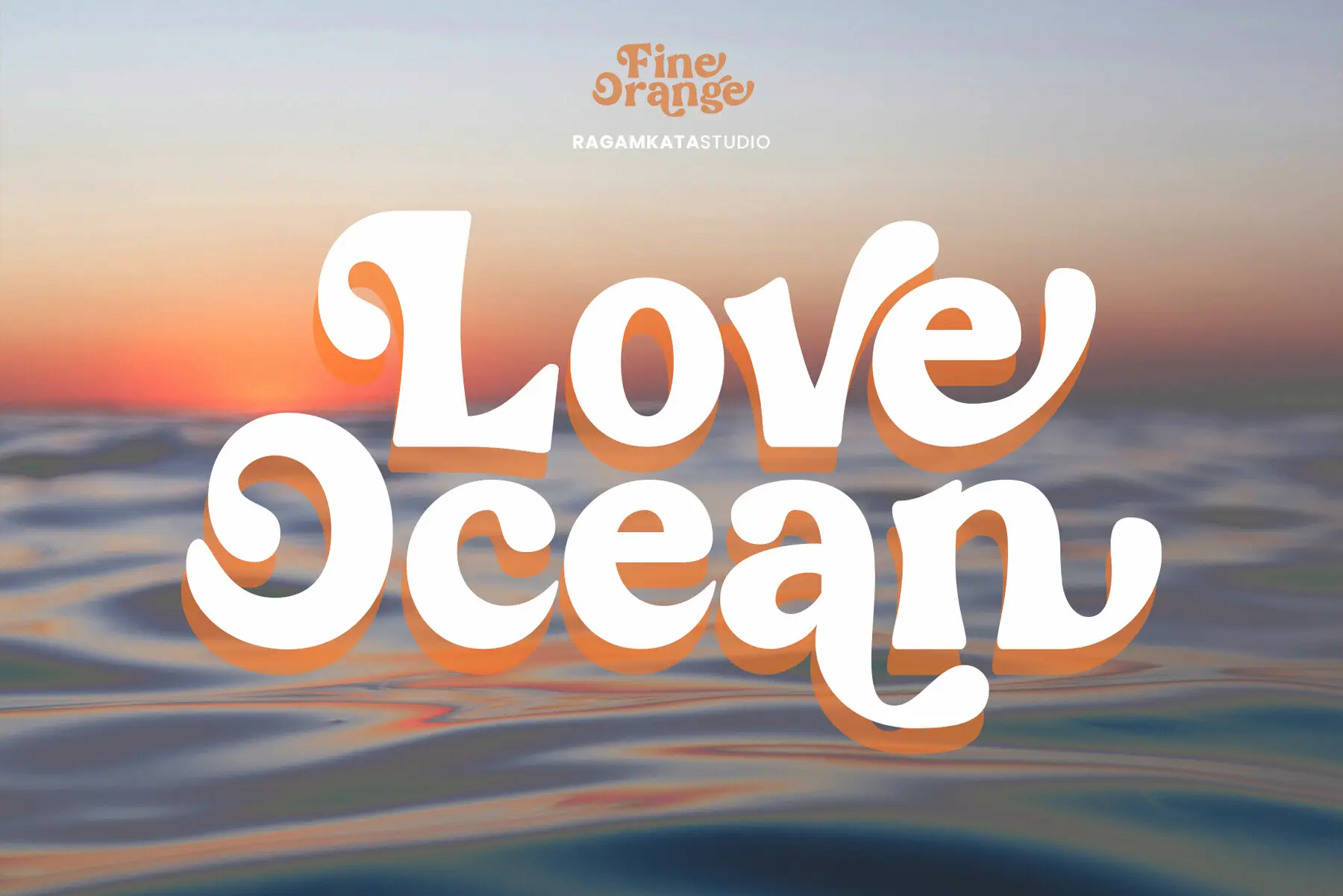 Fine Orange Font - YouWorkForThem