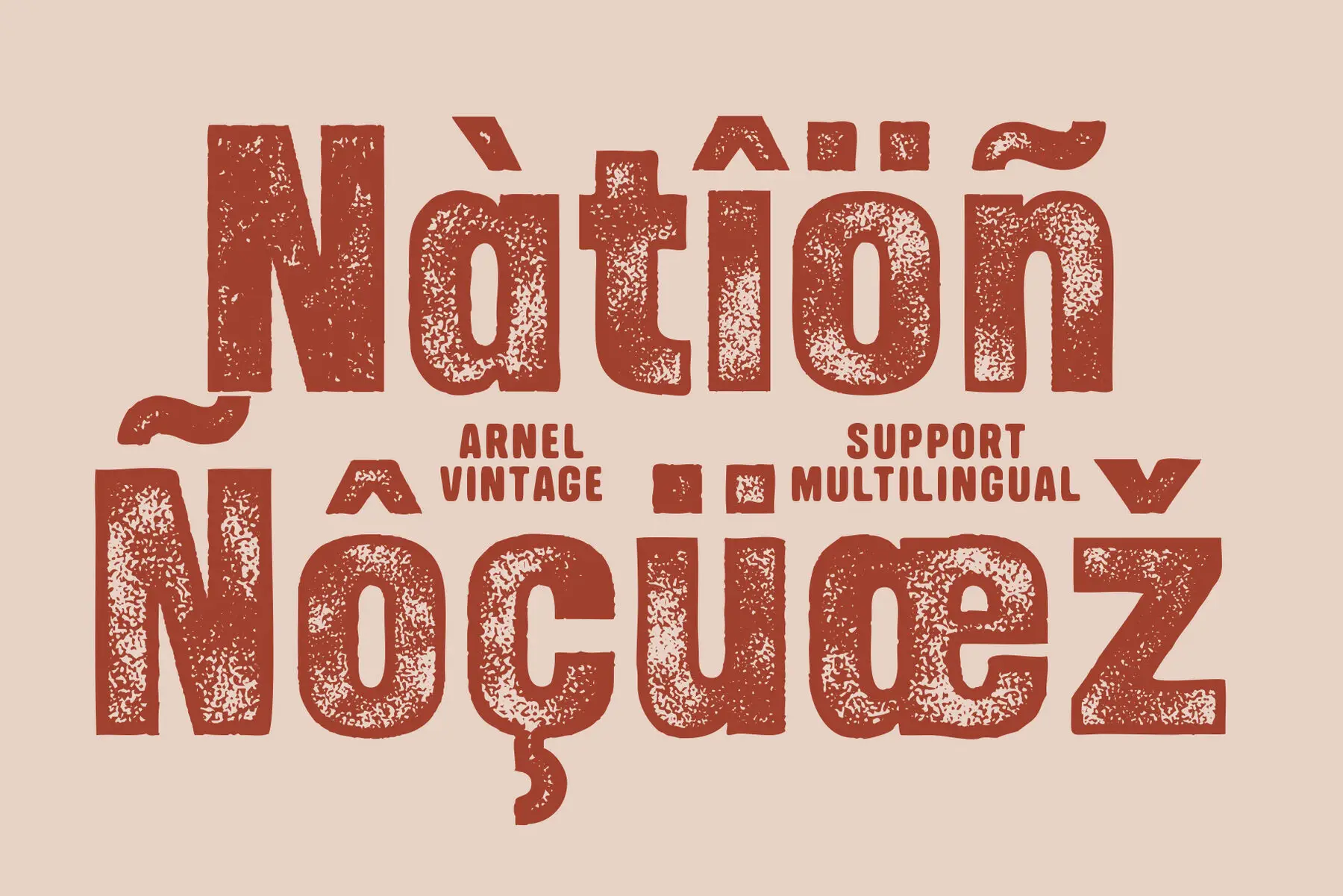 Arnel Vintage Font - YouWorkForThem