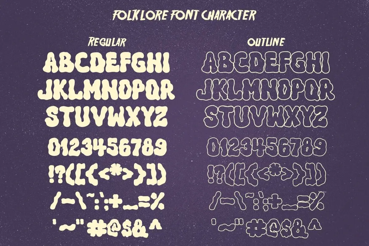 Folklore Font - YouWorkForThem