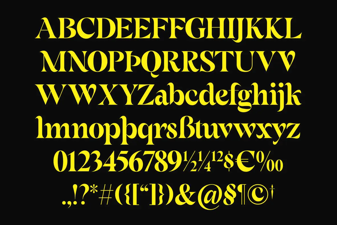 ED Fortrose Font - YouWorkForThem