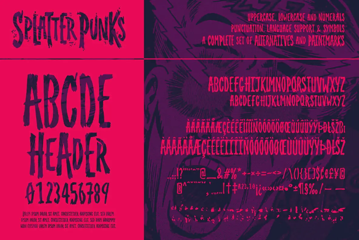 Splatterpunks Font - YouWorkForThem