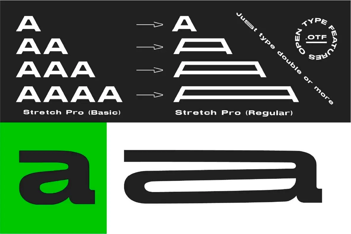 Stretch Pro Font - YouWorkForThem