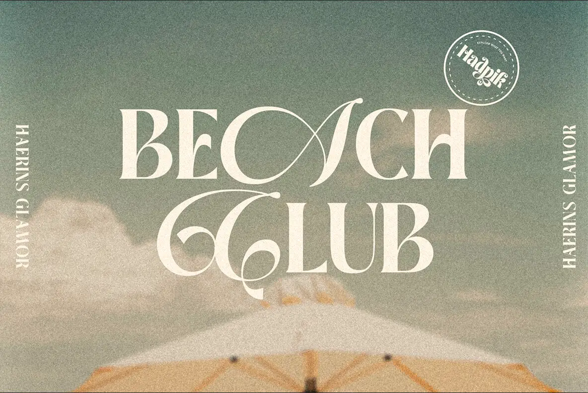 Haerins Glamor Font - YouWorkForThem