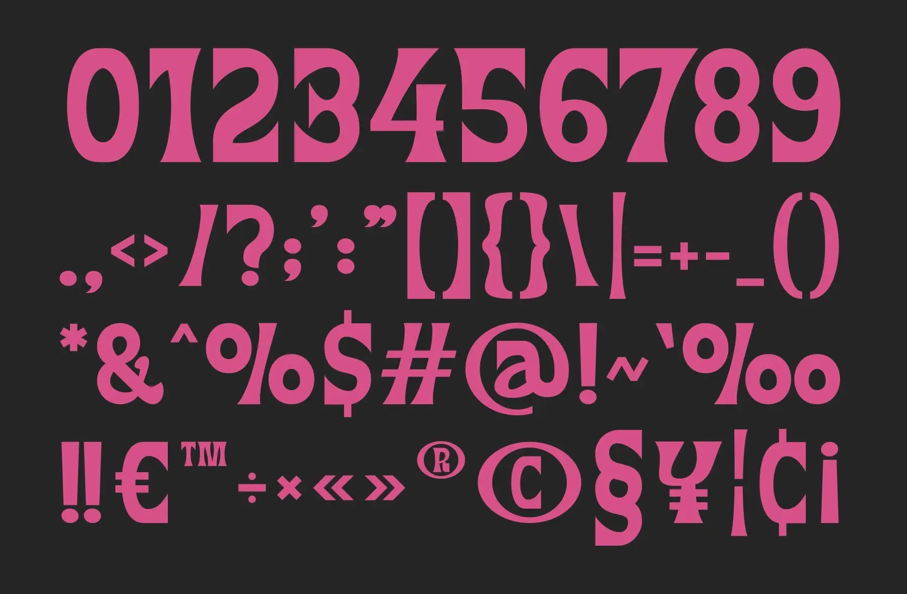 Dazzle Carpet Font - YouWorkForThem