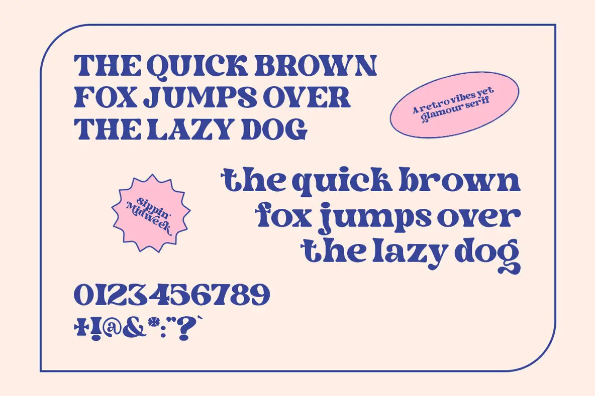 Sippin Midweek Font - Fontpath