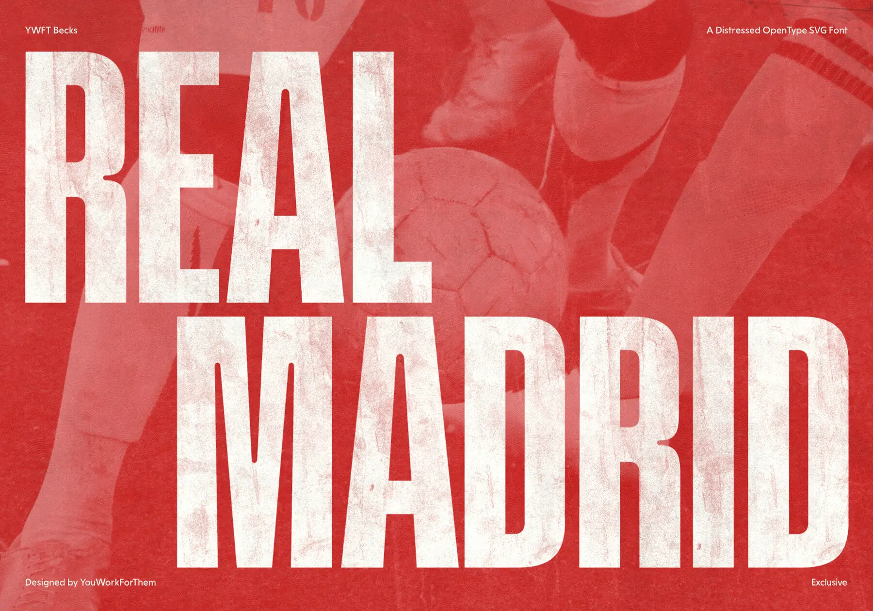 YWFT Becks: The New Standard in Distressed SVG Font Design - YouWorkForThem