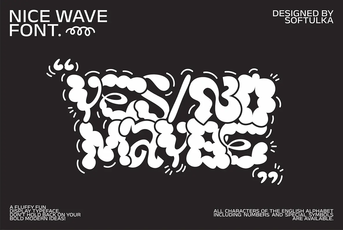 Nice Wave Font - FontPath