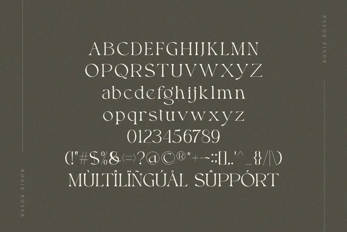 Roxie Rossa Font - YouWorkForThem