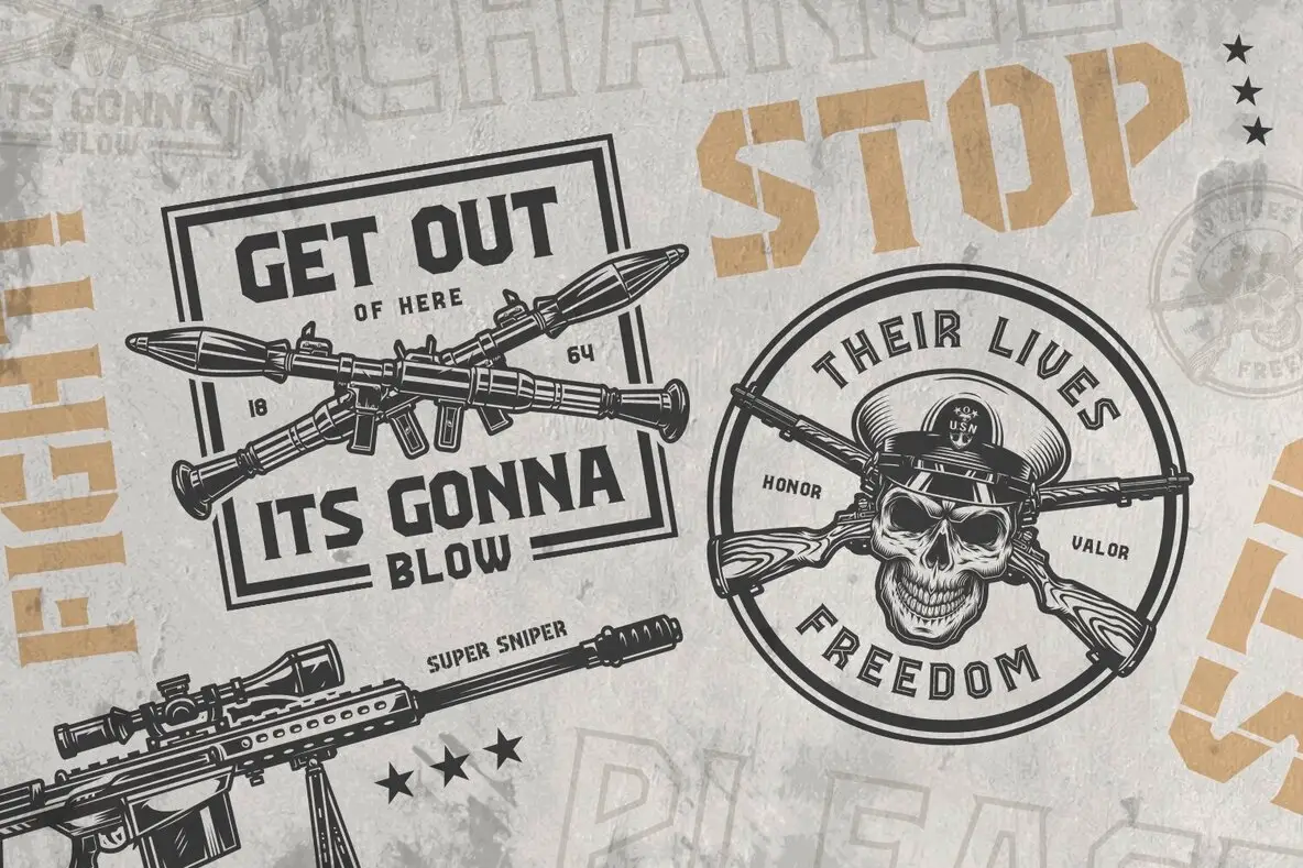 Black Corps Font - YouWorkForThem