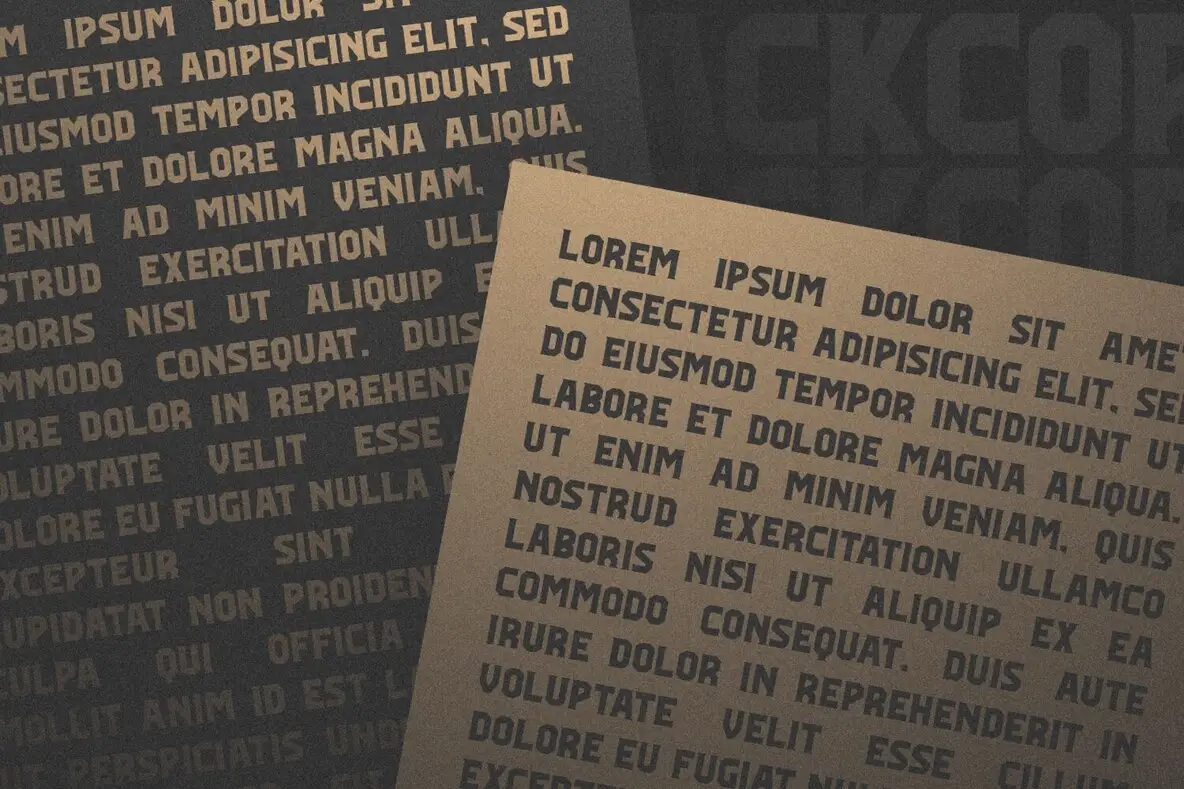 Black Corps Font - YouWorkForThem