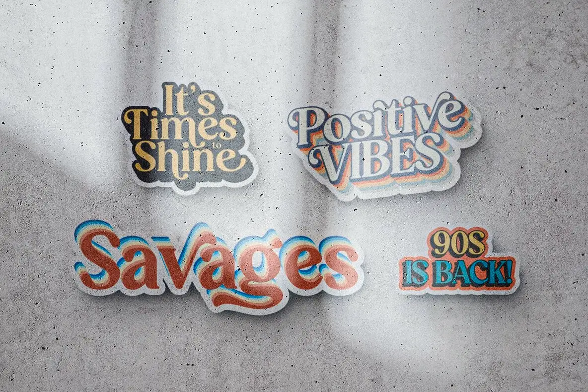 Orange Squash Font - YouWorkForThem