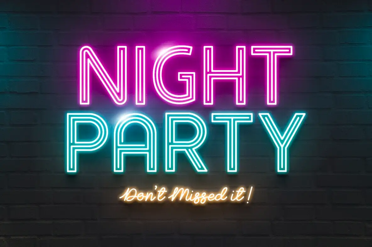Neon Vibes Font - FontPath