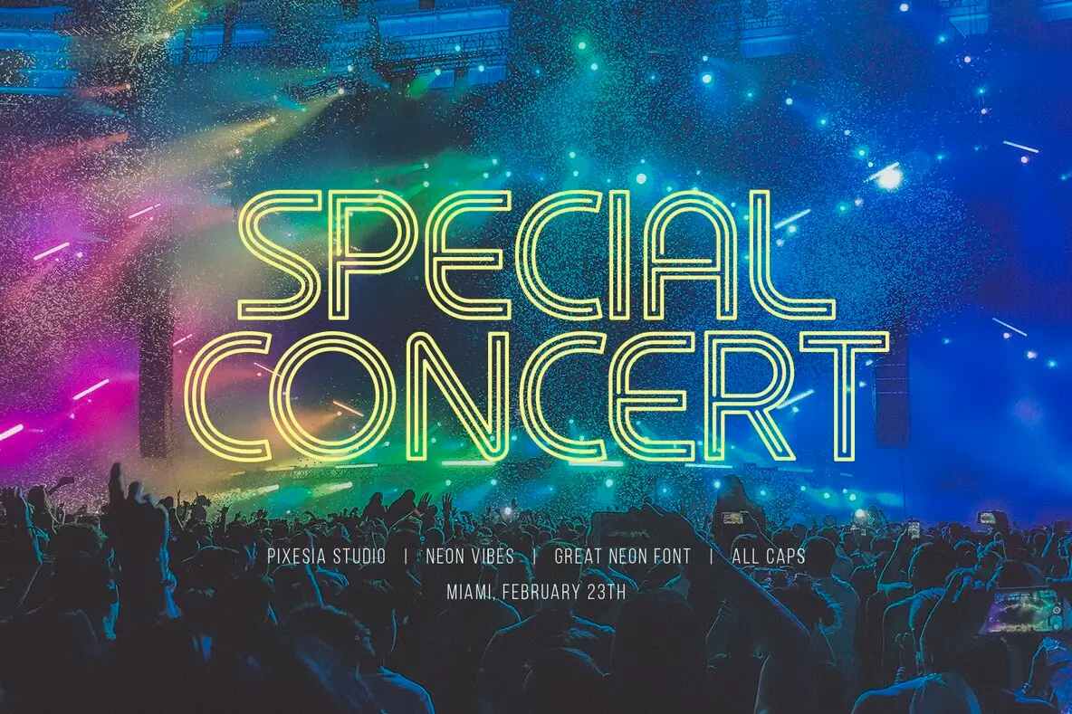 Neon Vibes Font - FontPath