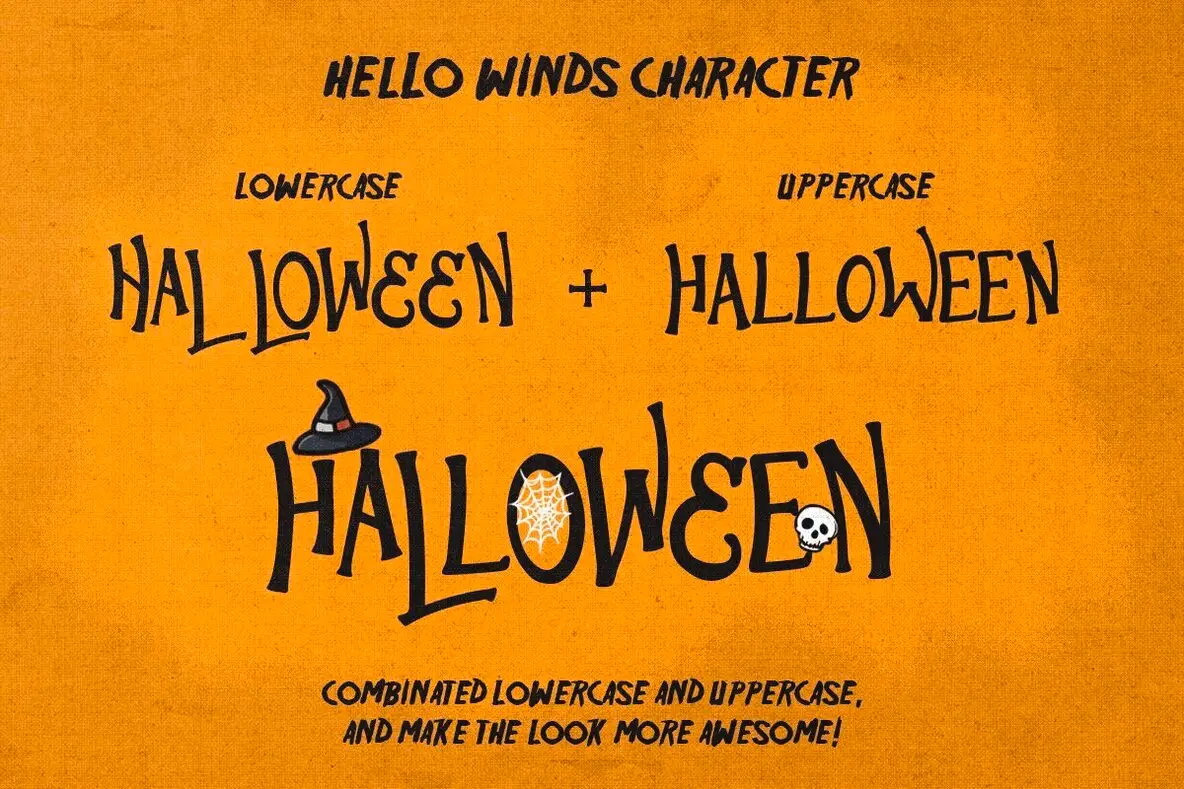 Hello Winds Font - FontPath