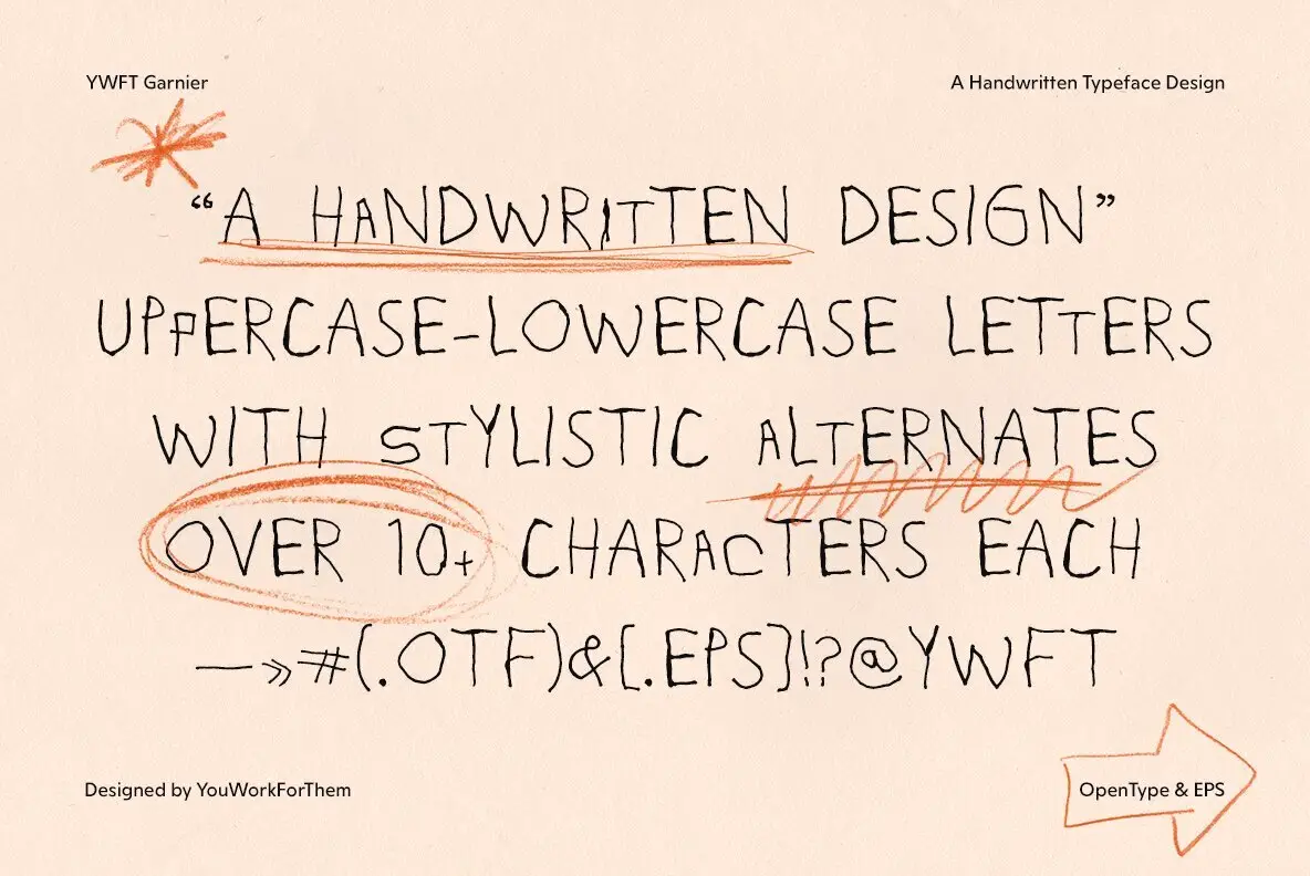 YWFT Garnier Font - YouWorkForThem