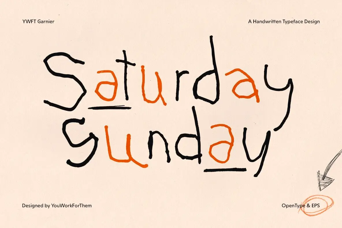 YWFT Garnier Font - YouWorkForThem