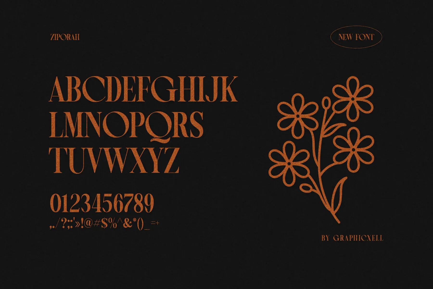 Ziporah Font - YouWorkForThem