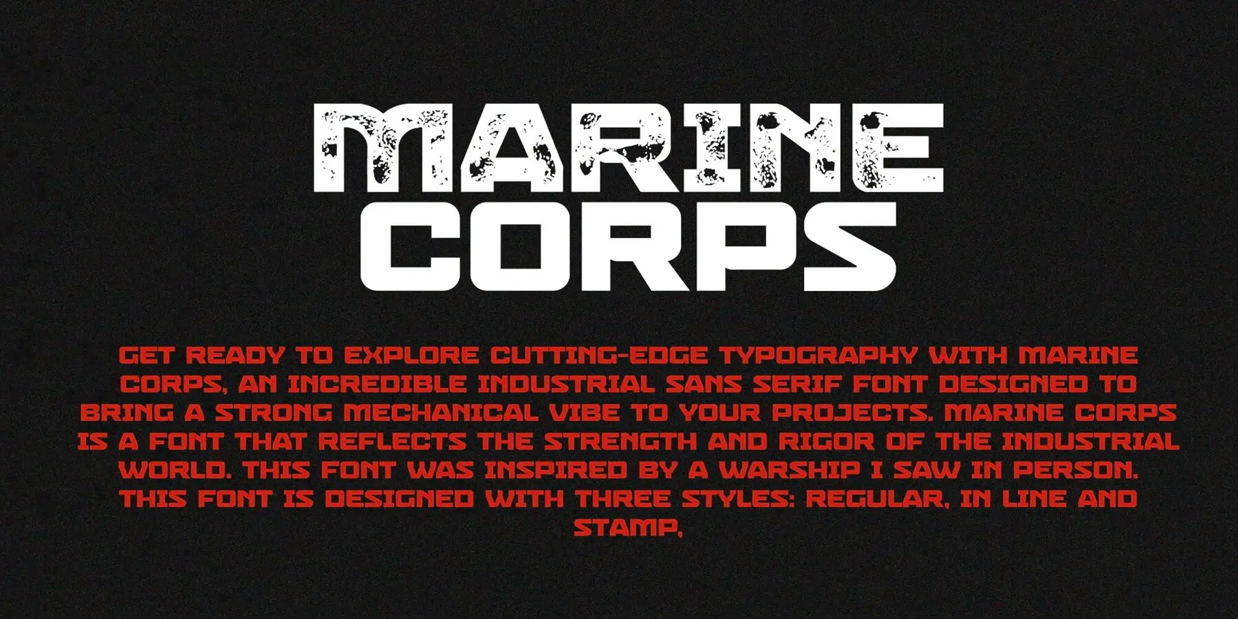 Marine Corps Font - YouWorkForThem