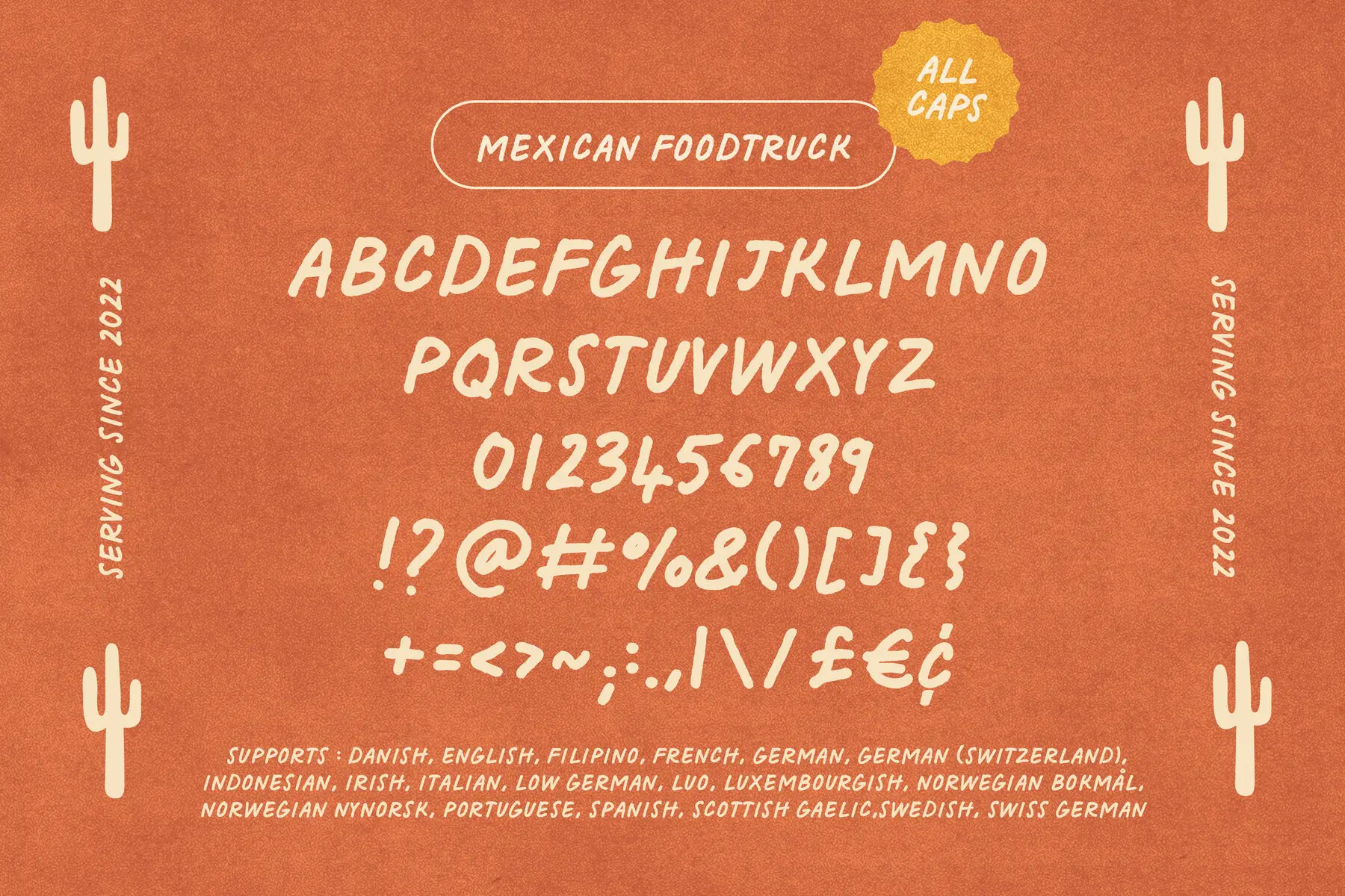Mexican Foodtruck Font - FontPath