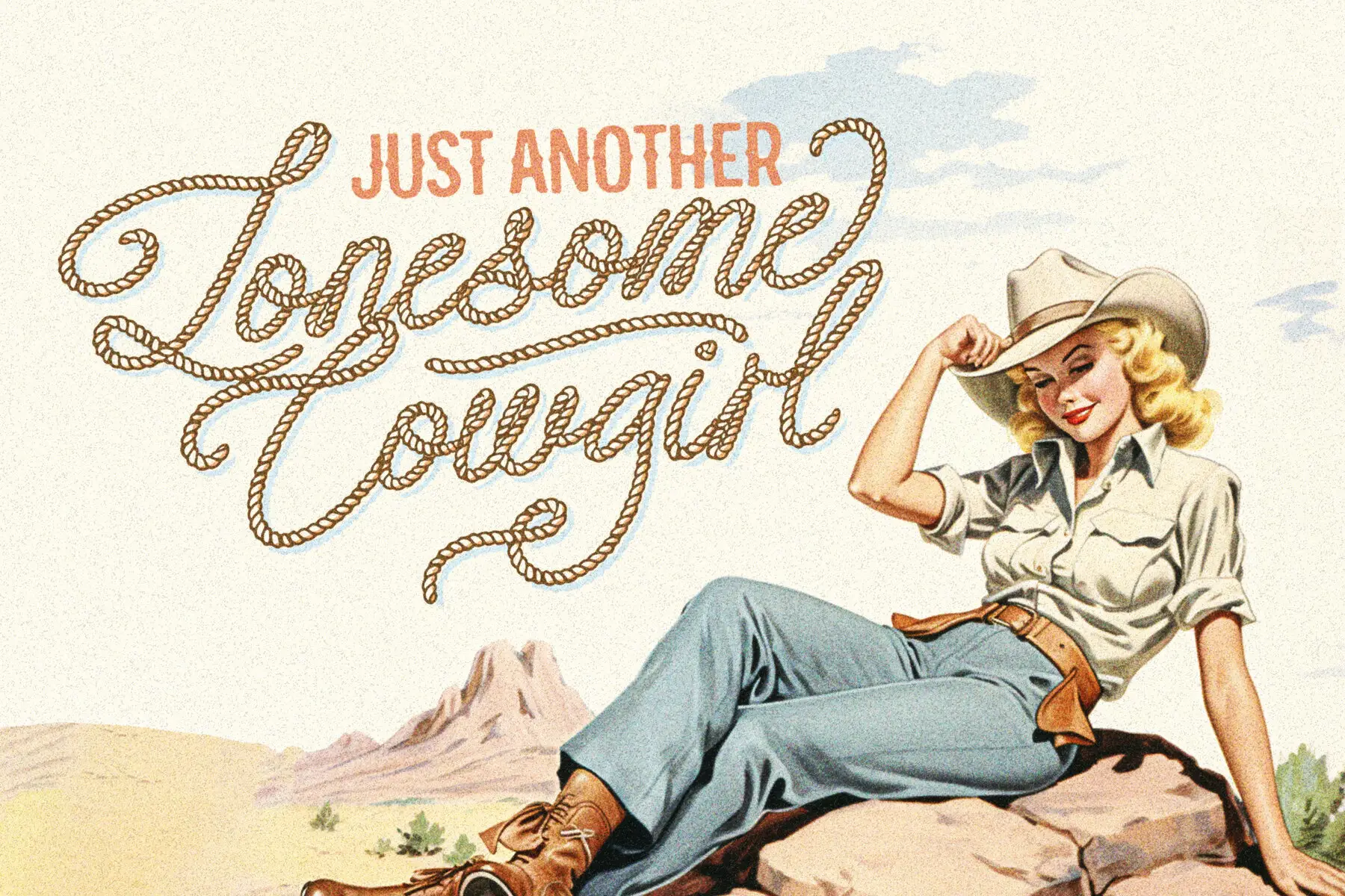 Howdy Handsome Font - YouWorkForThem
