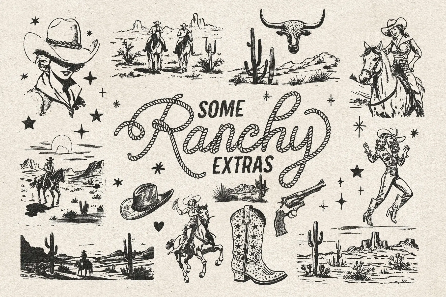 Howdy Handsome Font - YouWorkForThem