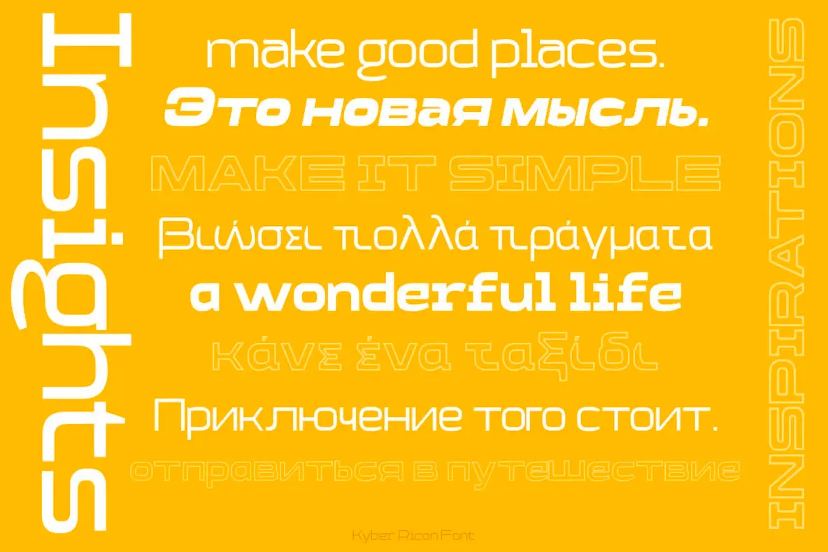 Kyber Ricon Font - FontPath