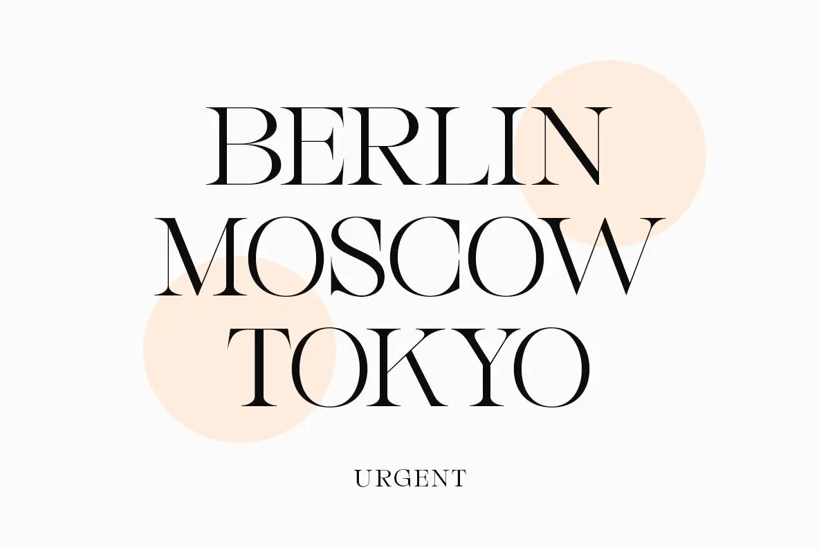 Urgent Font - YouWorkForThem