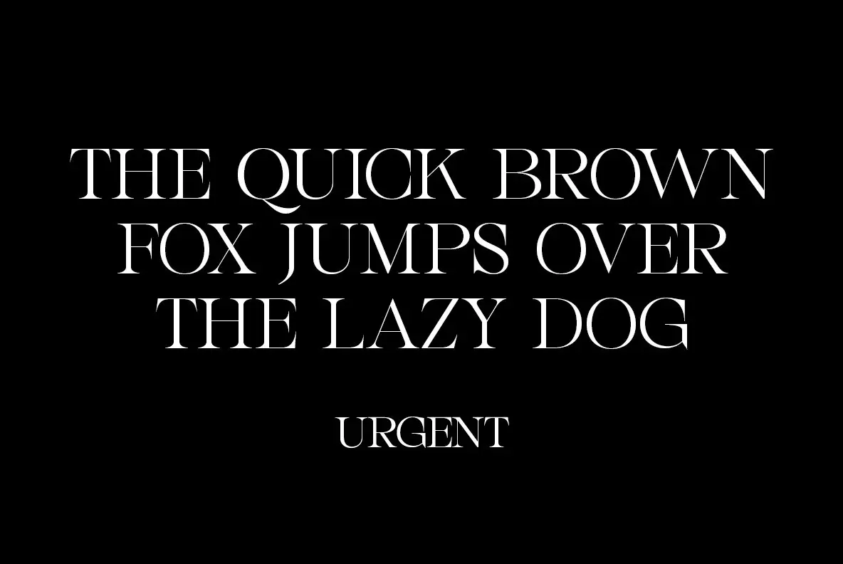 Urgent Font - YouWorkForThem