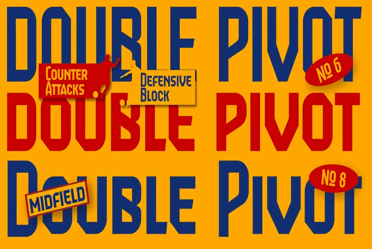 Double Pivot Font - YouWorkForThem