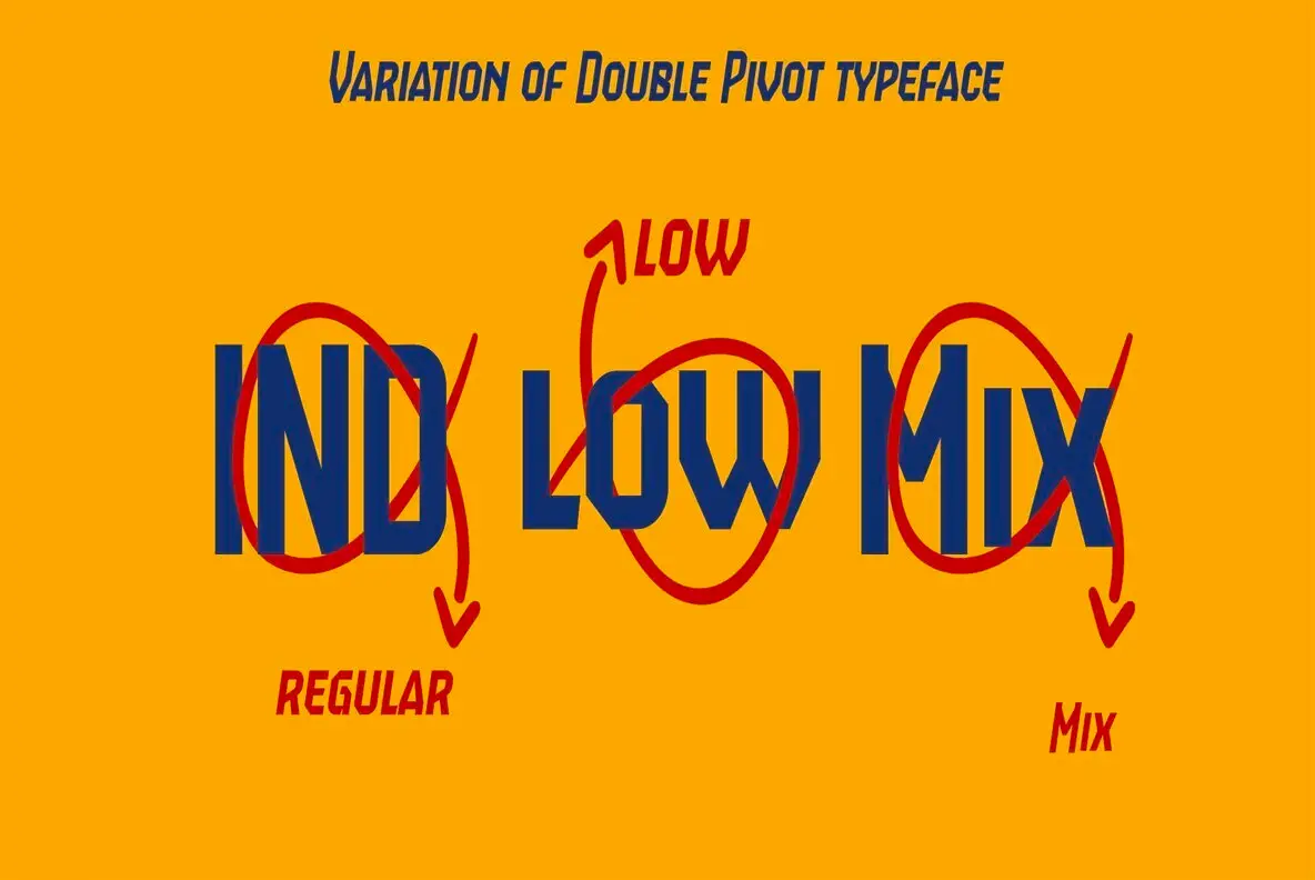 Double Pivot Font - FontPath