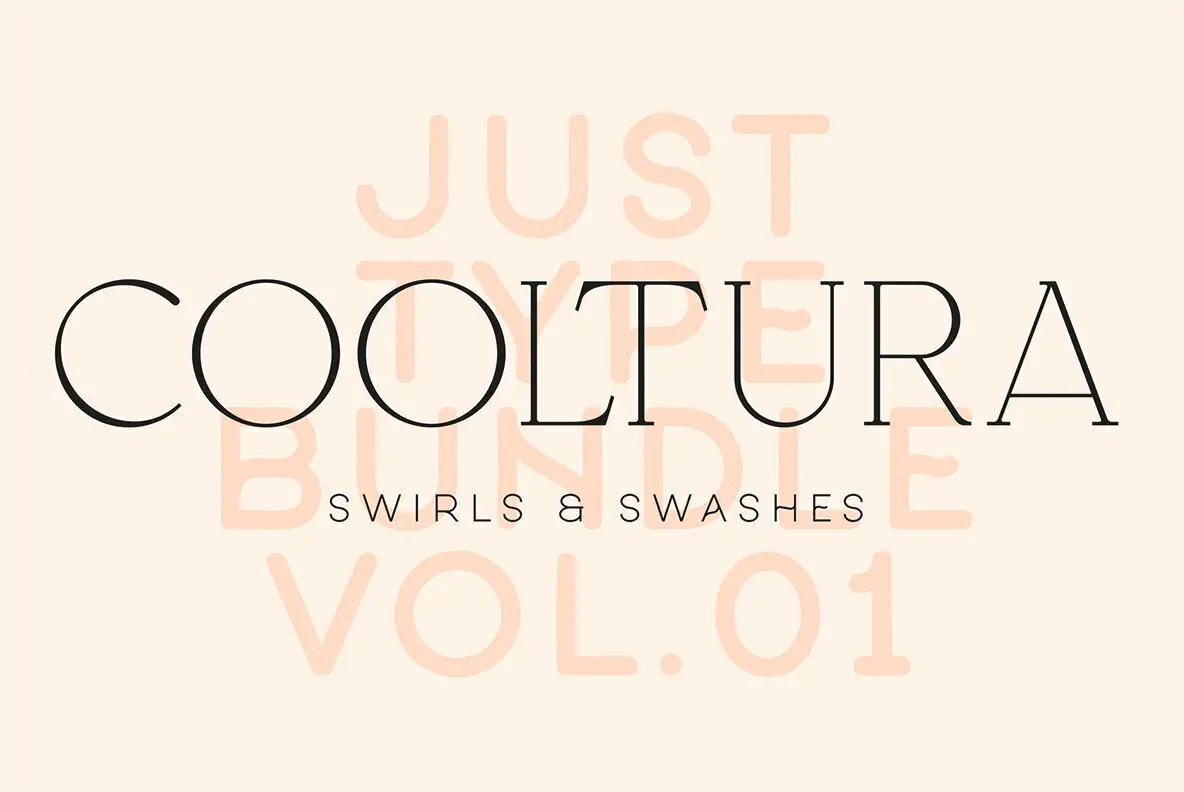 Just Type Bundle Vol.01 Font - YouWorkForThem