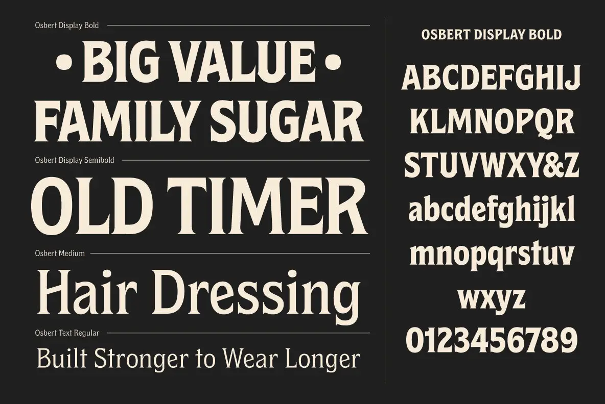 EFCO Osbert Font - YouWorkForThem