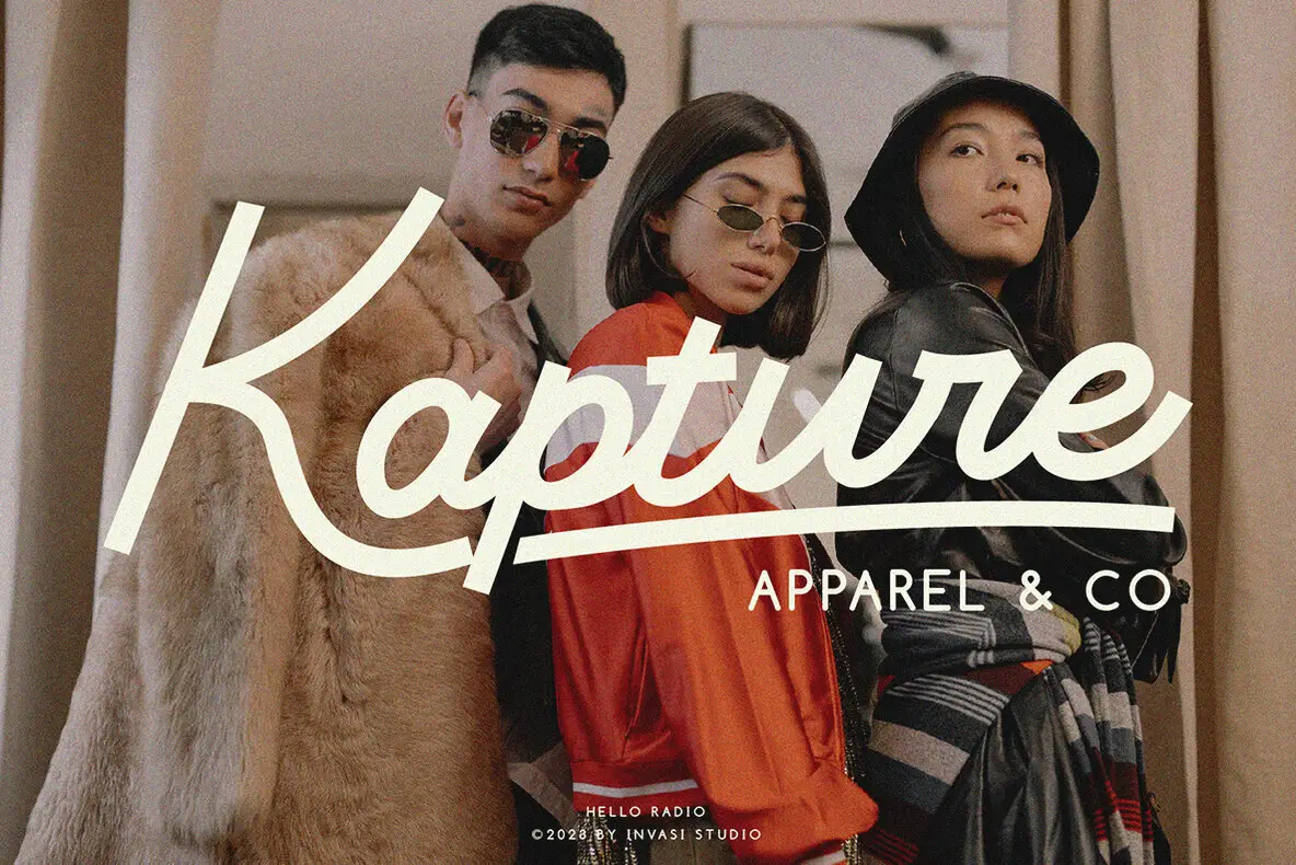 Hello Radio Font - YouWorkForThem