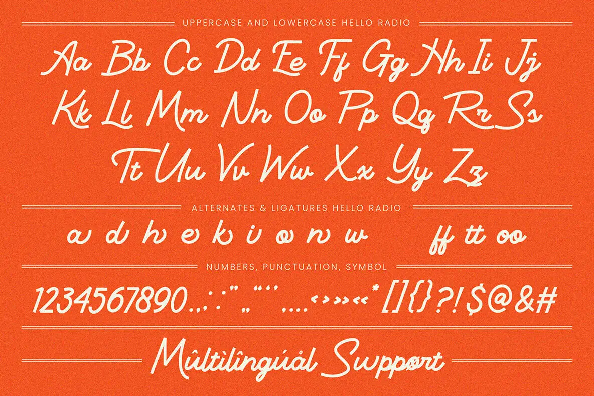 Hello Radio Font - FontPath