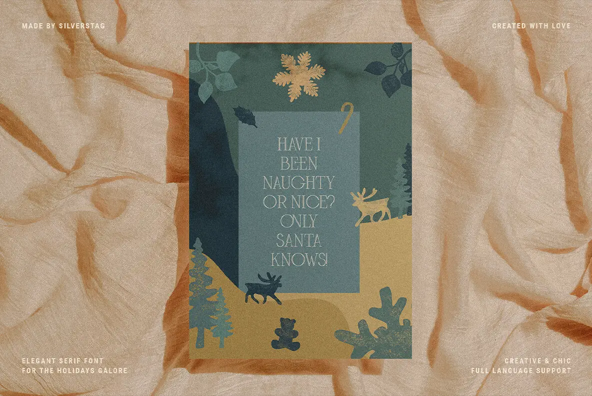 Frosty Xmas Font - YouWorkForThem