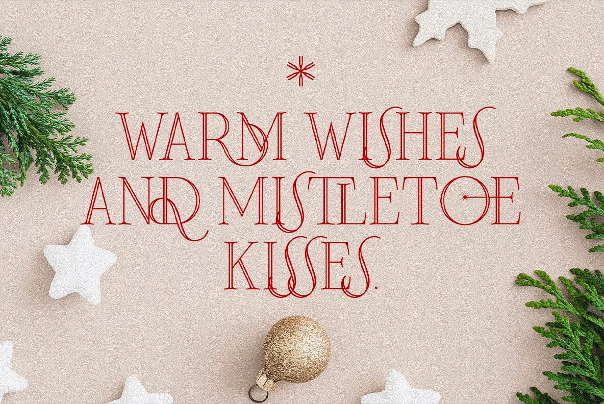 Frosty Xmas Font - YouWorkForThem
