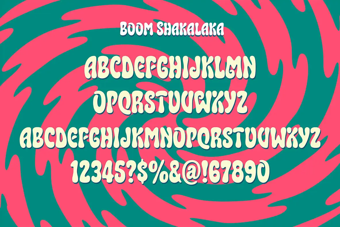 Boom Shakalaka Font - YouWorkForThem