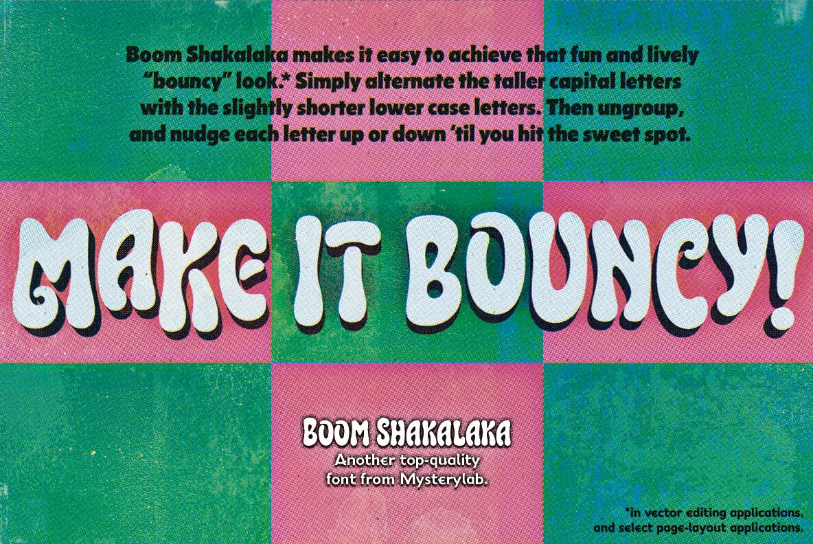 Boom Shakalaka Font - YouWorkForThem