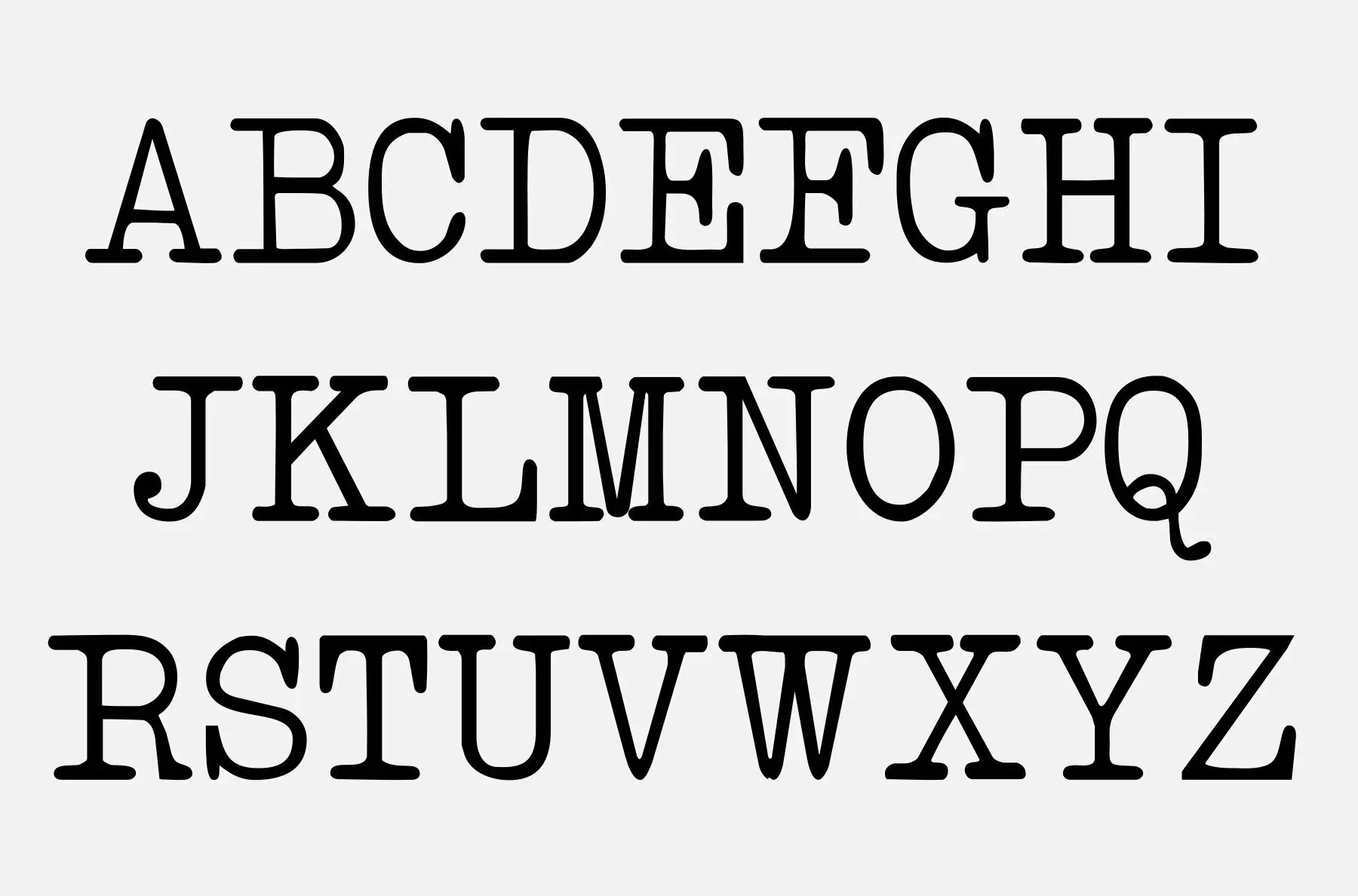 Intellecta Typewriter Font - YouWorkForThem