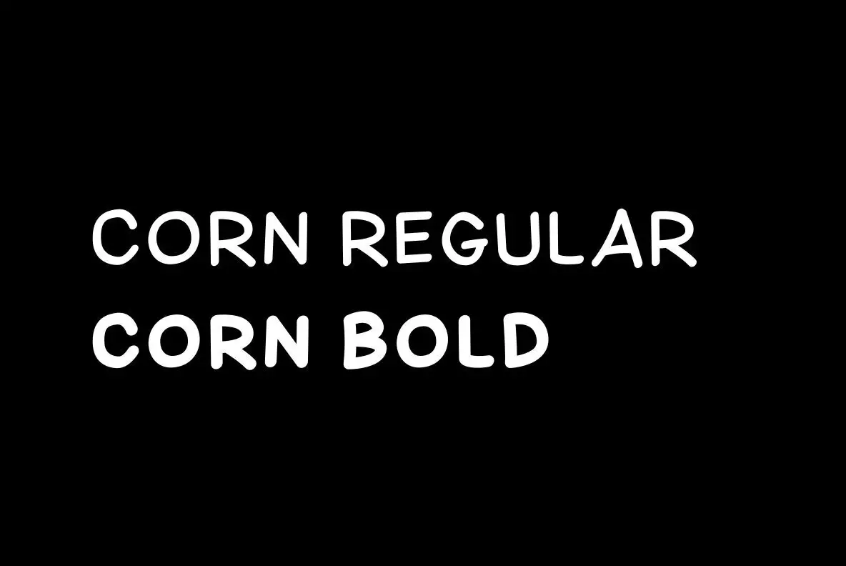Corn Font - FontPath