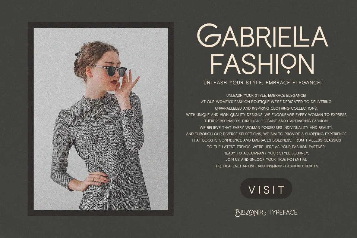 Bluzonir Font - YouWorkForThem