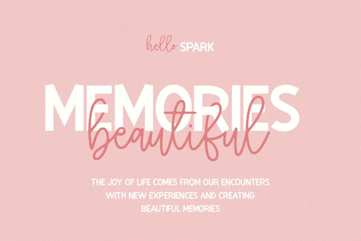 Hello Spark Font - YouWorkForThem