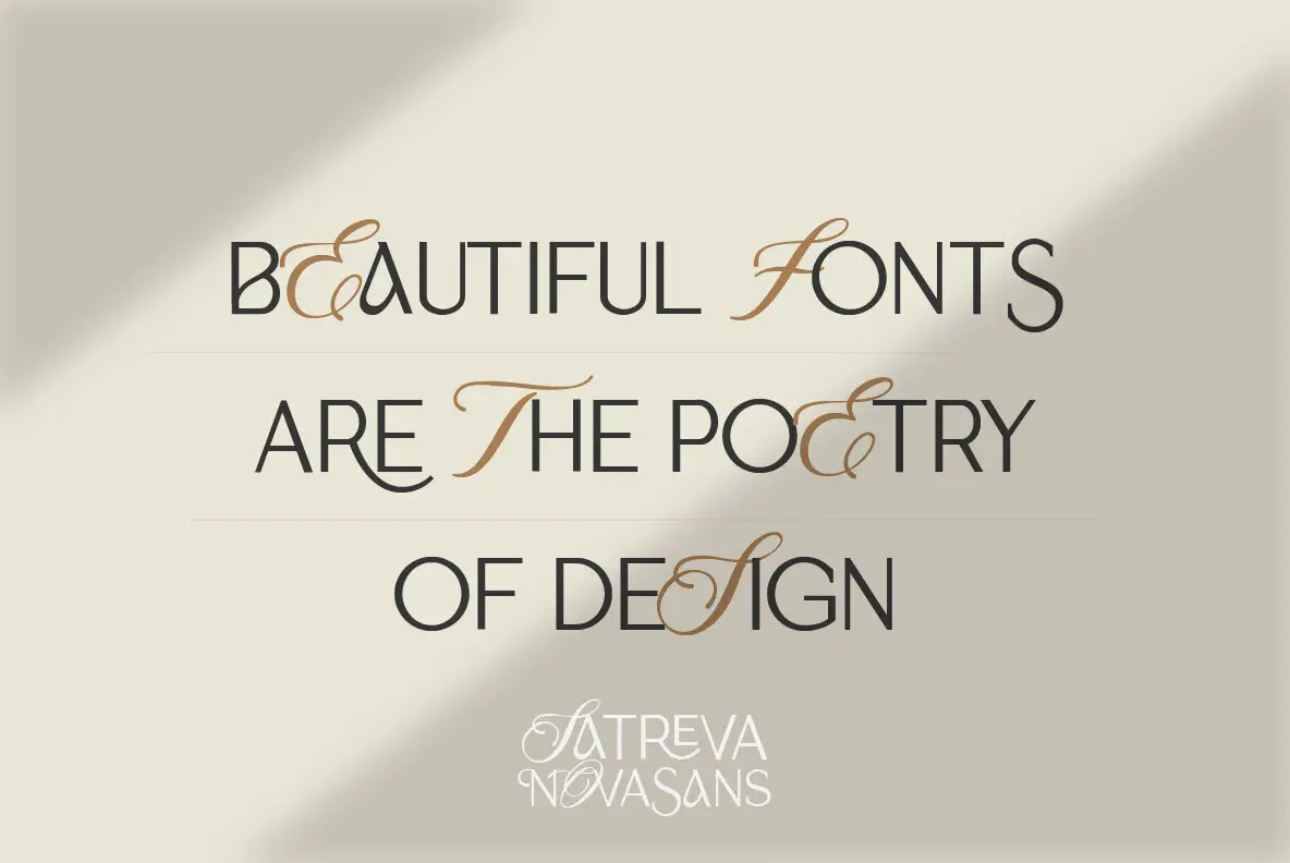 Satreva Nova Sans Font - YouWorkForThem