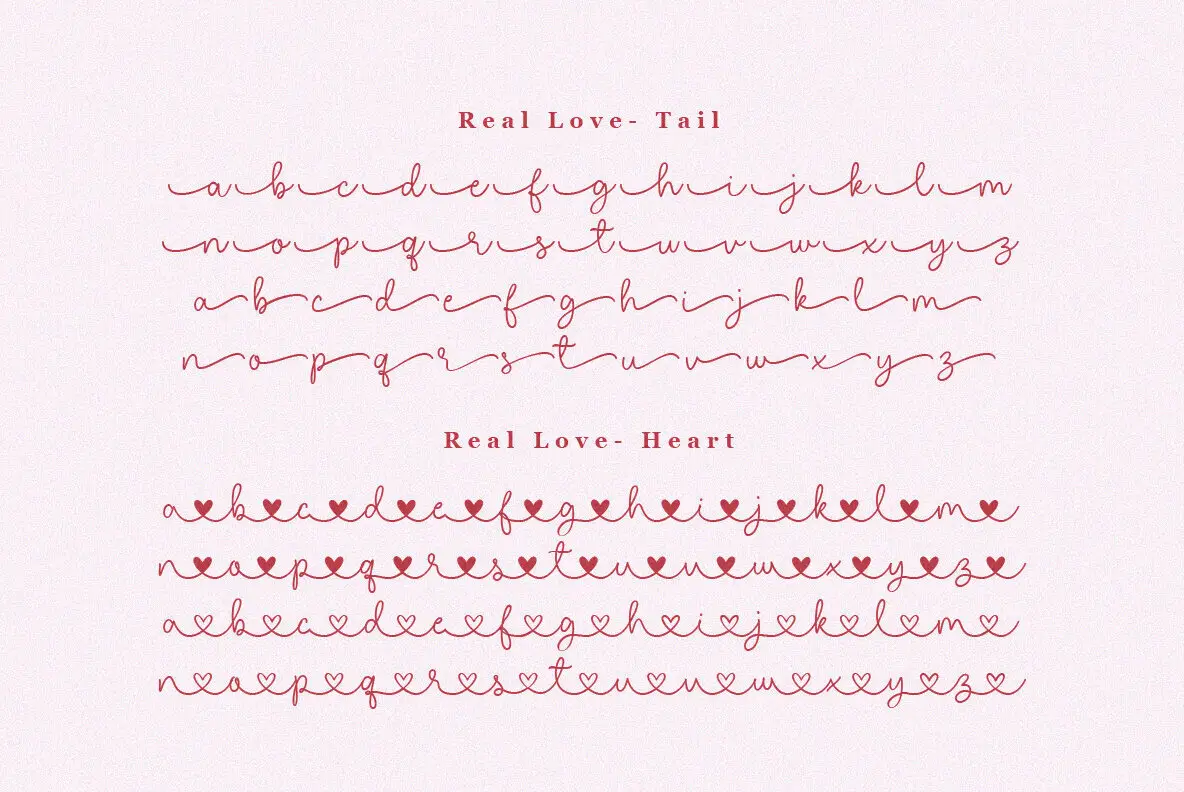 Real Love Font - FontPath