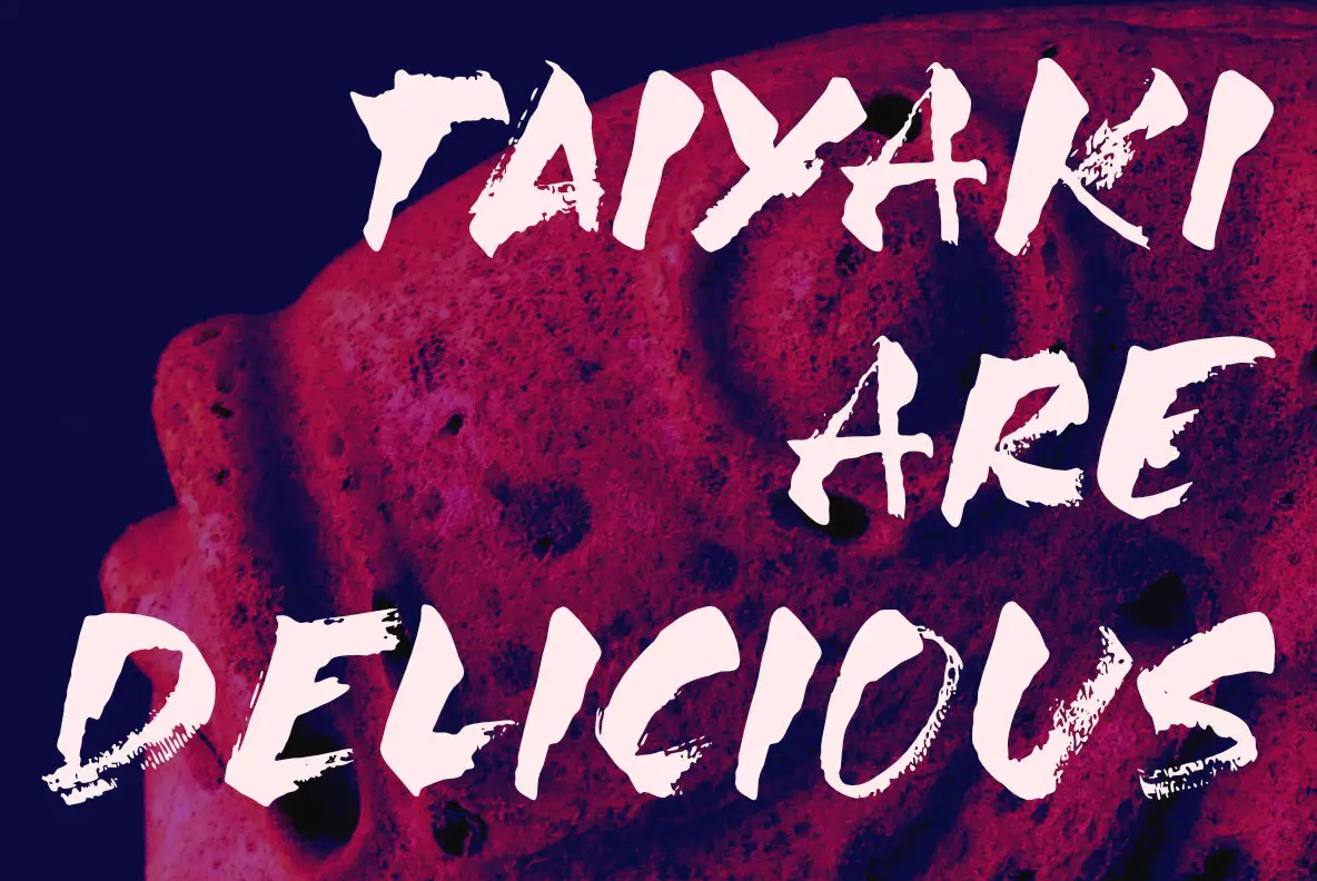 Tokyo Taiyaki Font - YouWorkForThem